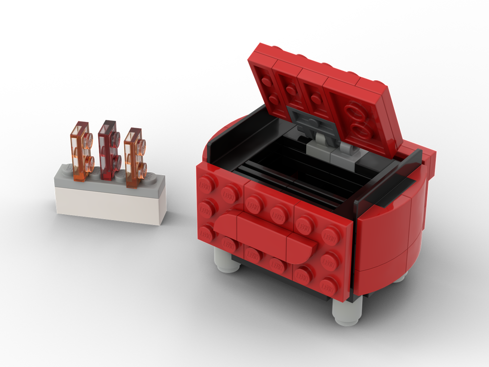 LEGO MOC Dumpster Fire by willcapellaro | Rebrickable - Build with LEGO