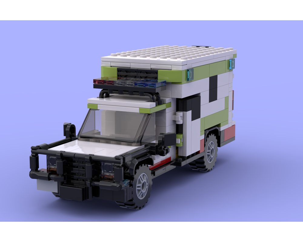 LEGO MOC Queensland ambo ute by Absolute_lego_builds | Rebrickable ...