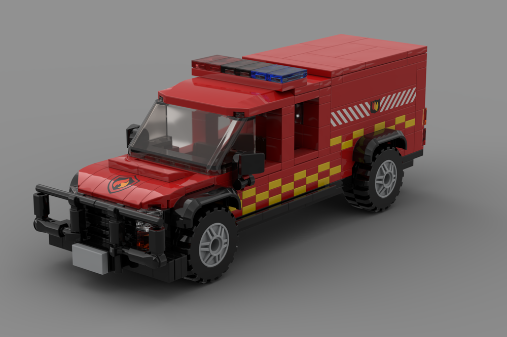 LEGO MOC Queensland fire Ute by Absolute_lego_builds | Rebrickable ...
