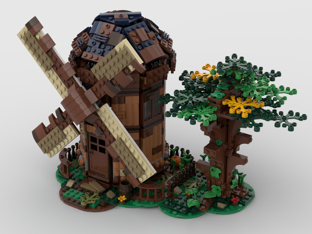 LEGO MOC 21318 windmill Alternative Build by gabizon | Rebrickable ...