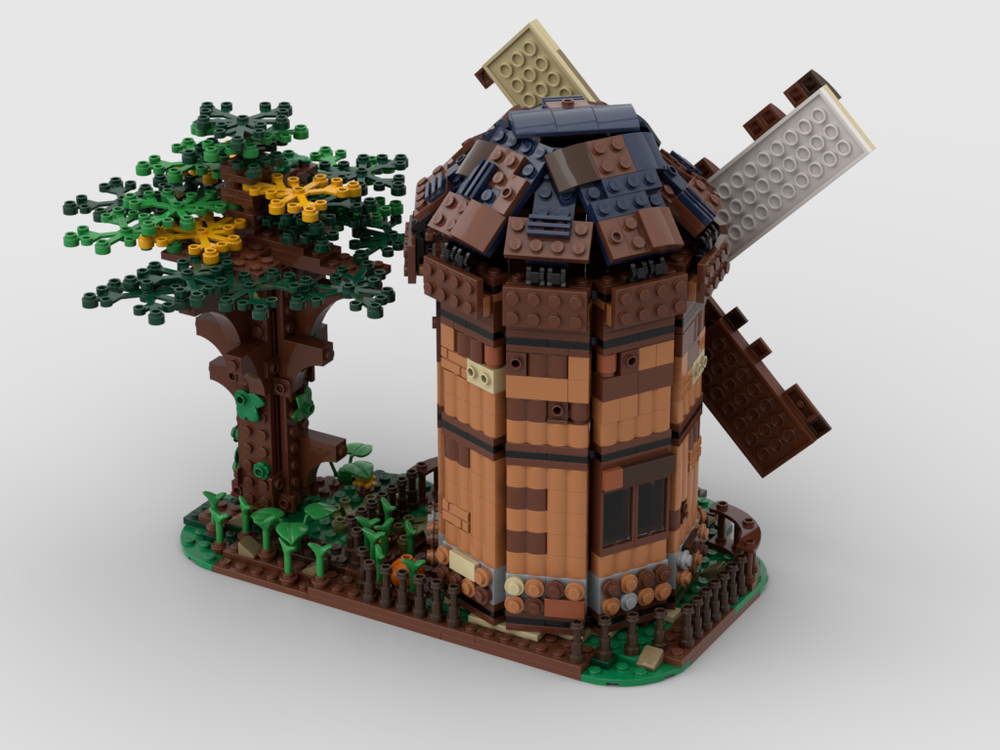 LEGO MOC 21318 windmill Alternative Build by gabizon | Rebrickable ...