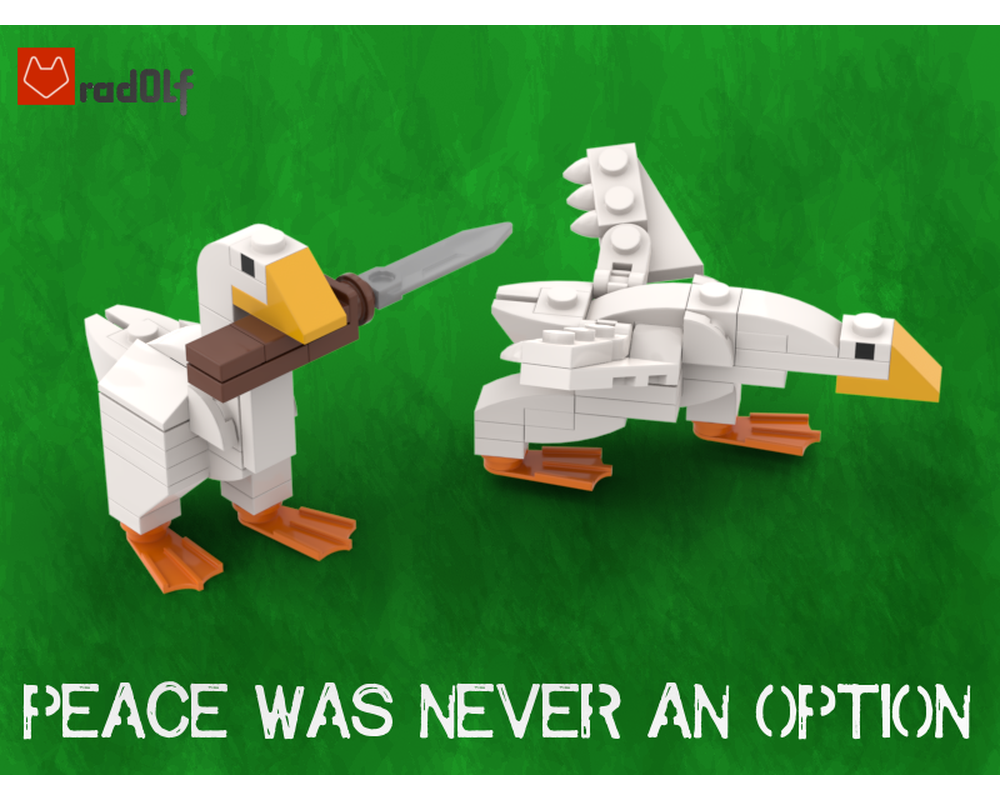 LEGO MOC Goose by rad0lf | Rebrickable - Build with LEGO