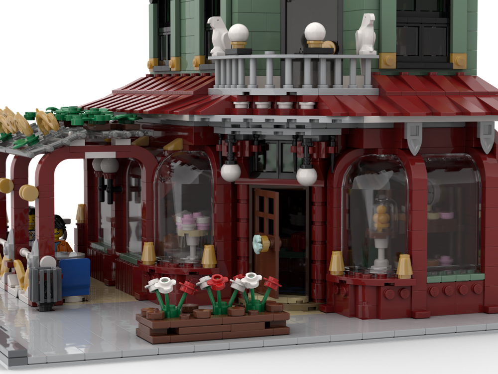 LEGO MOC Old bakery and pastry shop by Huebre | Rebrickable - Build ...