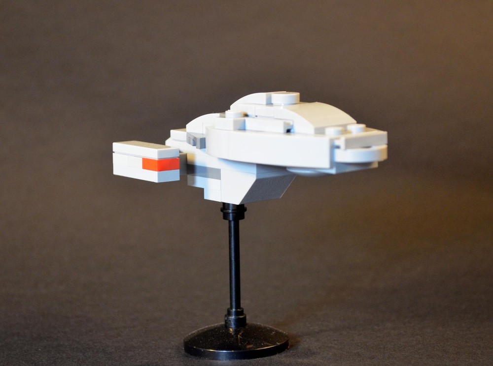 Lego Moc Star Trek Micro Voyager Intrepid Class By Paulygon