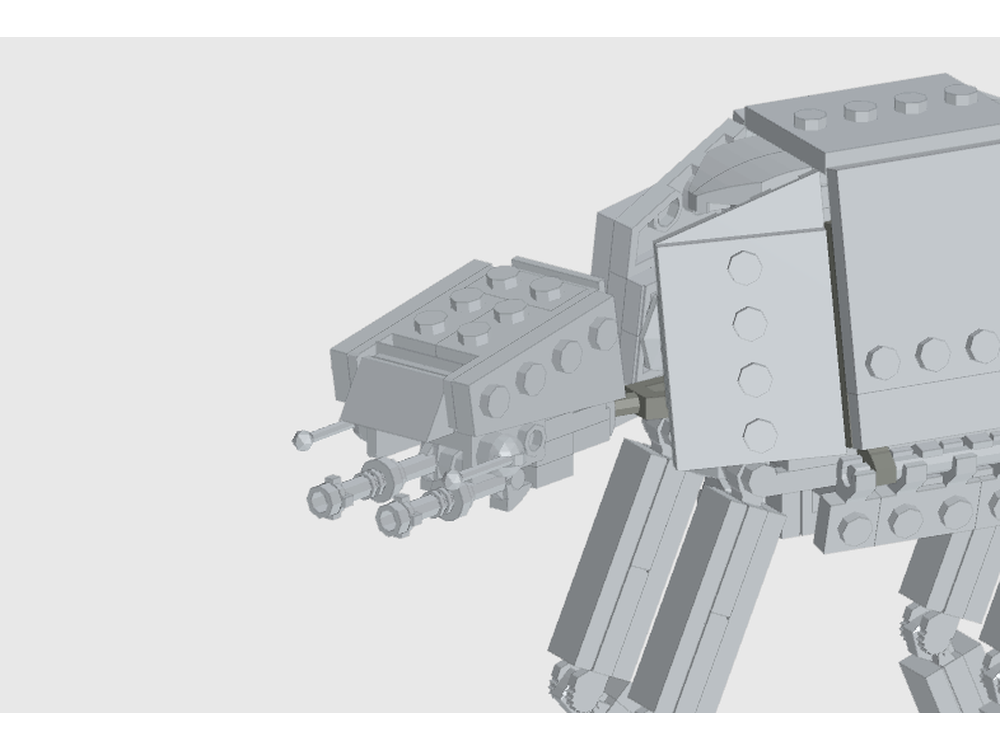 LEGO MOC Midi-scale AT-AT by Nilsson LEGO Engineering | Rebrickable ...