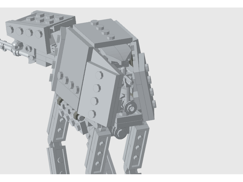 LEGO MOC Midi-scale AT-AT by Nilsson LEGO Engineering | Rebrickable ...