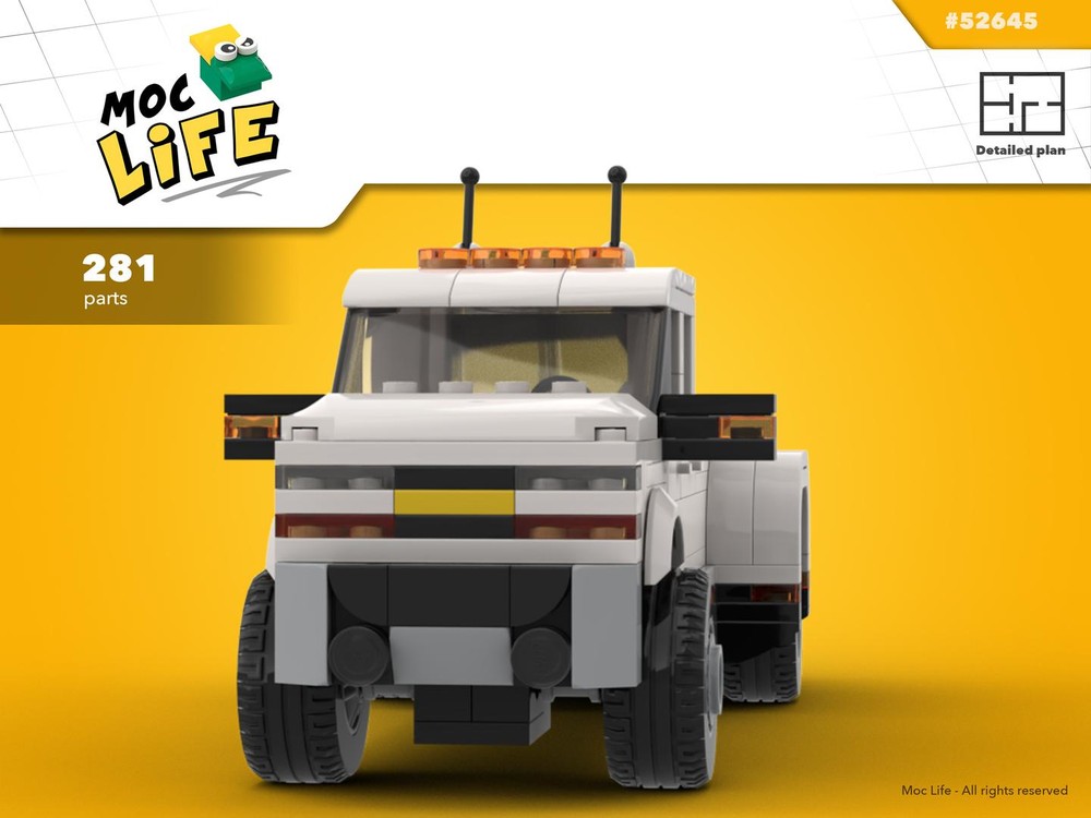 LEGO MOC Chevrolet Silverado 3500 dually quad cab by MocLife ...