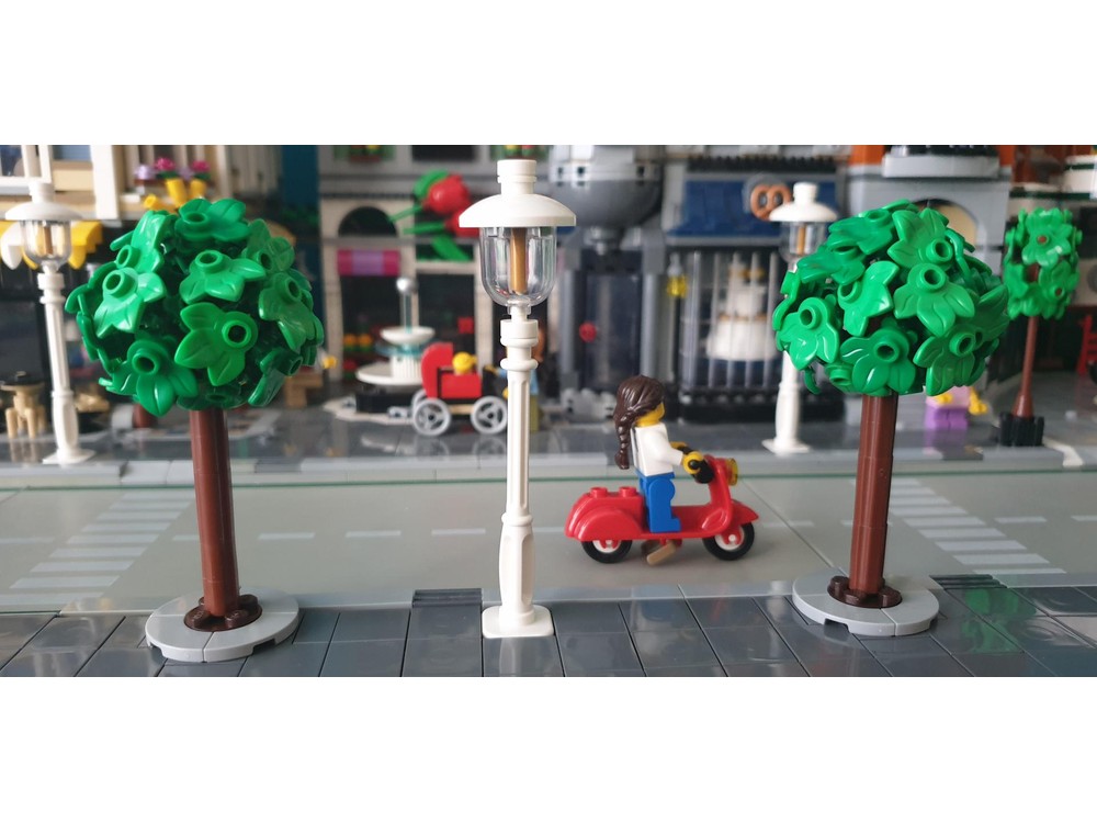 LEGO MOC Lamp post & Tree by LisaMianti | Rebrickable - Build with LEGO