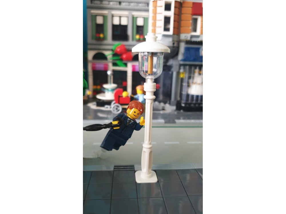 LEGO MOC Lamp post & Tree by LisaMianti | Rebrickable - Build with LEGO