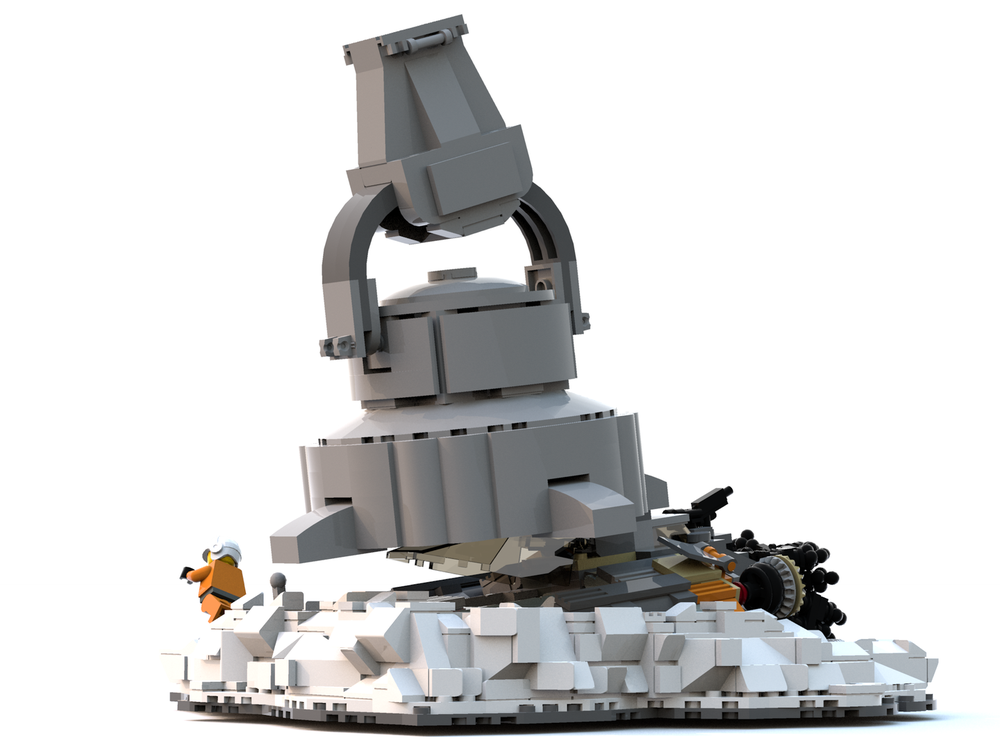 LEGO MOC MOC "SnowSpeeder Crash" by isanthi | Rebrickable - Build with LEGO
