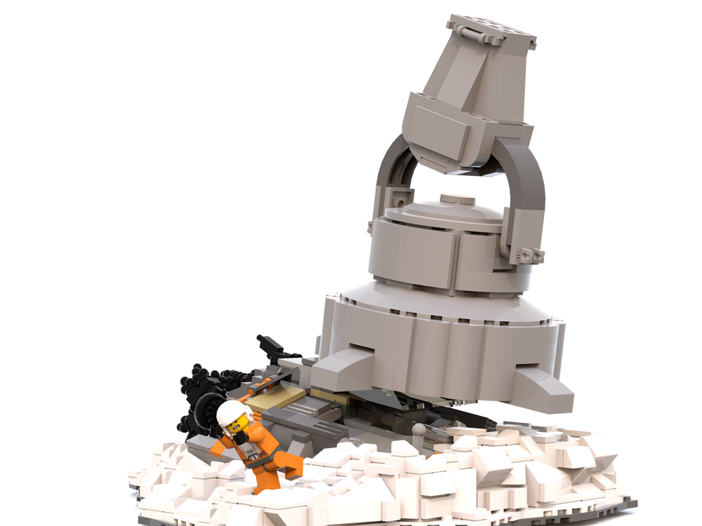 LEGO MOC MOC "SnowSpeeder Crash" by isanthi | Rebrickable - Build with LEGO