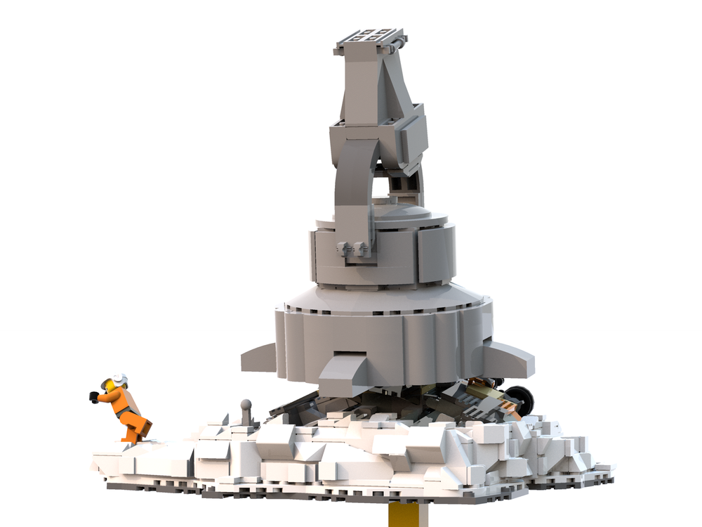 LEGO MOC MOC "SnowSpeeder Crash" by isanthi | Rebrickable - Build with LEGO