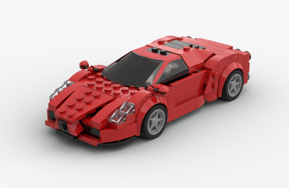 LEGO MOC Ferrari Enzo V2 by Fakhri Argya | Rebrickable - Build with LEGO