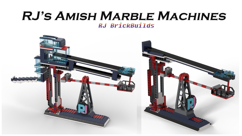 LEGO MOC RJ's Amish Marble Machines (Non-Tensegrity Versions) by ...