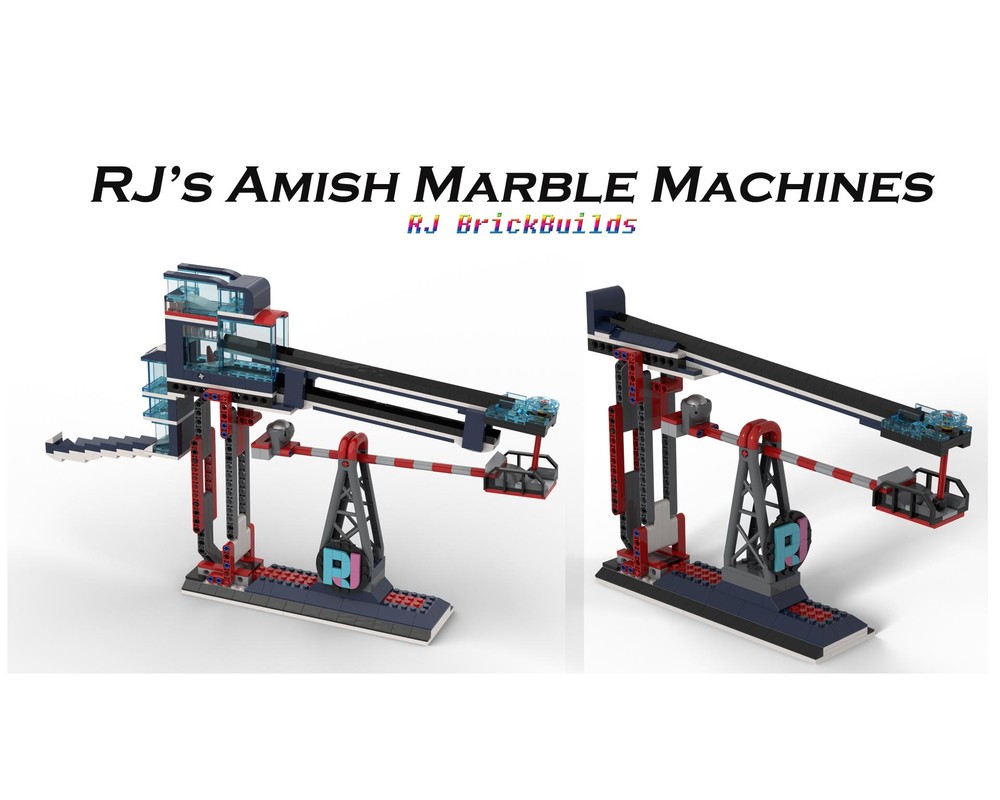 LEGO MOC RJ's Amish Marble Machines (Non-Tensegrity Versions) by ...