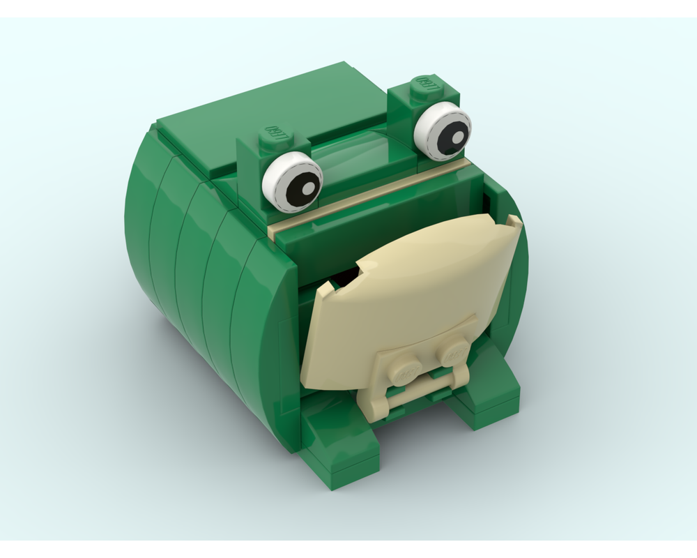 LEGO MOC Cute Frog Model by omom78904567 | Rebrickable - Build with LEGO