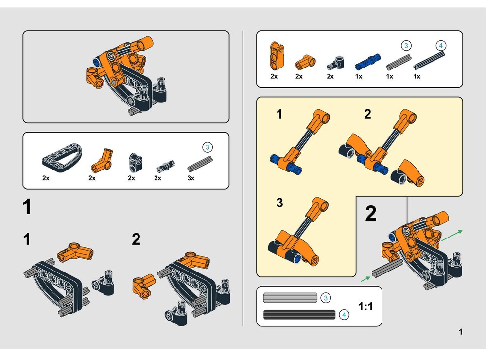 LEGO MOC Twin Engine Rescue Helicopter by mominbilal | Rebrickable ...