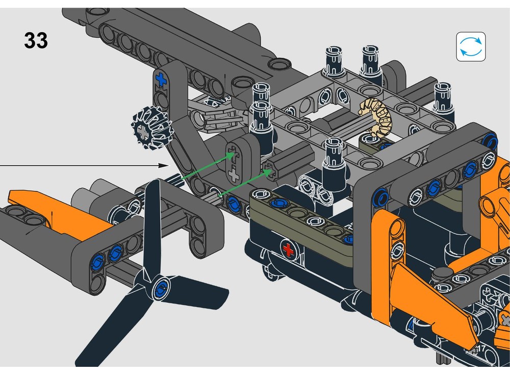 LEGO MOC Twin Engine Rescue Helicopter by mominbilal | Rebrickable ...