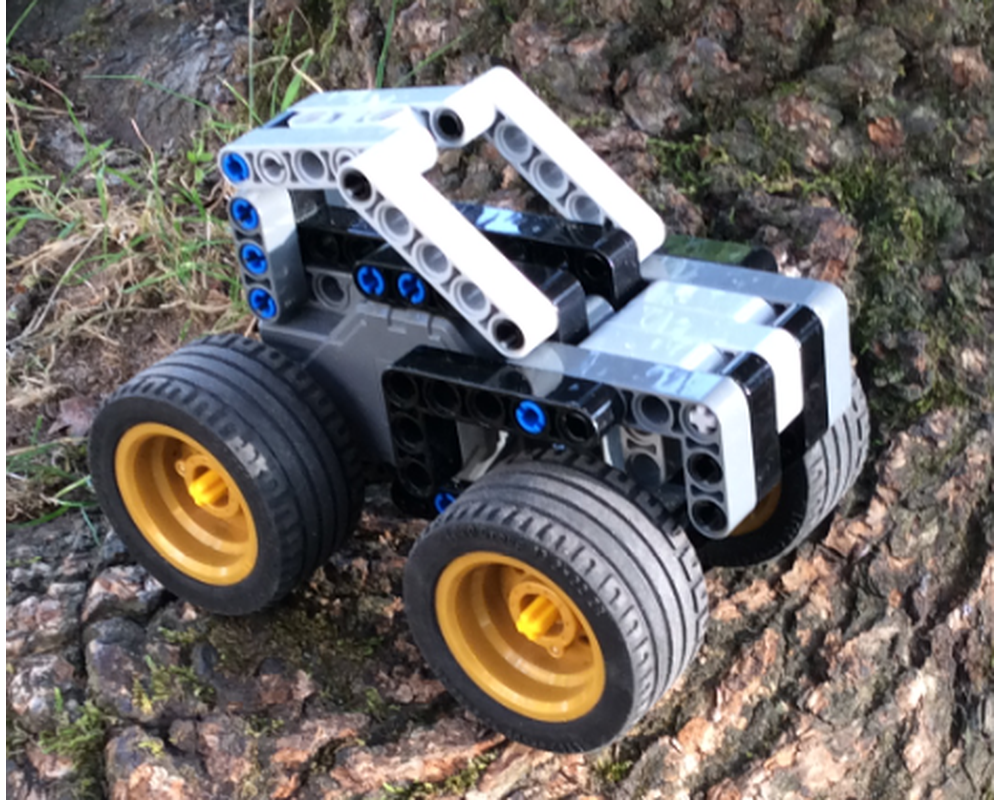 LEGO MOC Pull-Back Stunt Off-Roader by LT_Garage | Rebrickable - Build ...