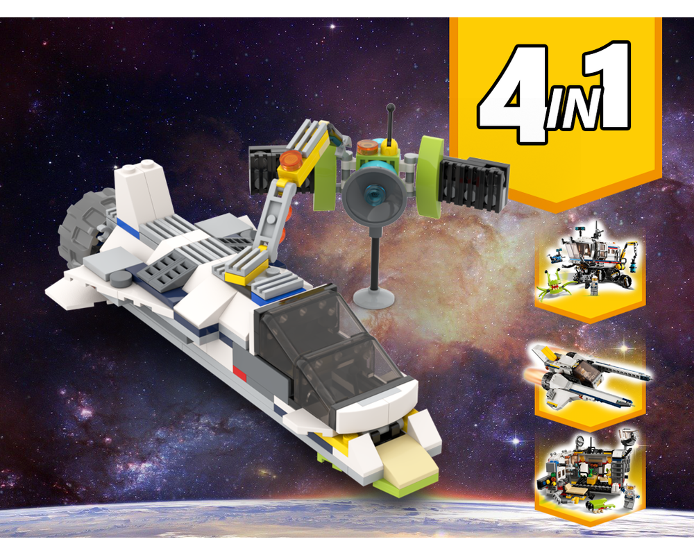 LEGO MOC 31107 Satellite Service Mission Alternative Build by gabizon ...