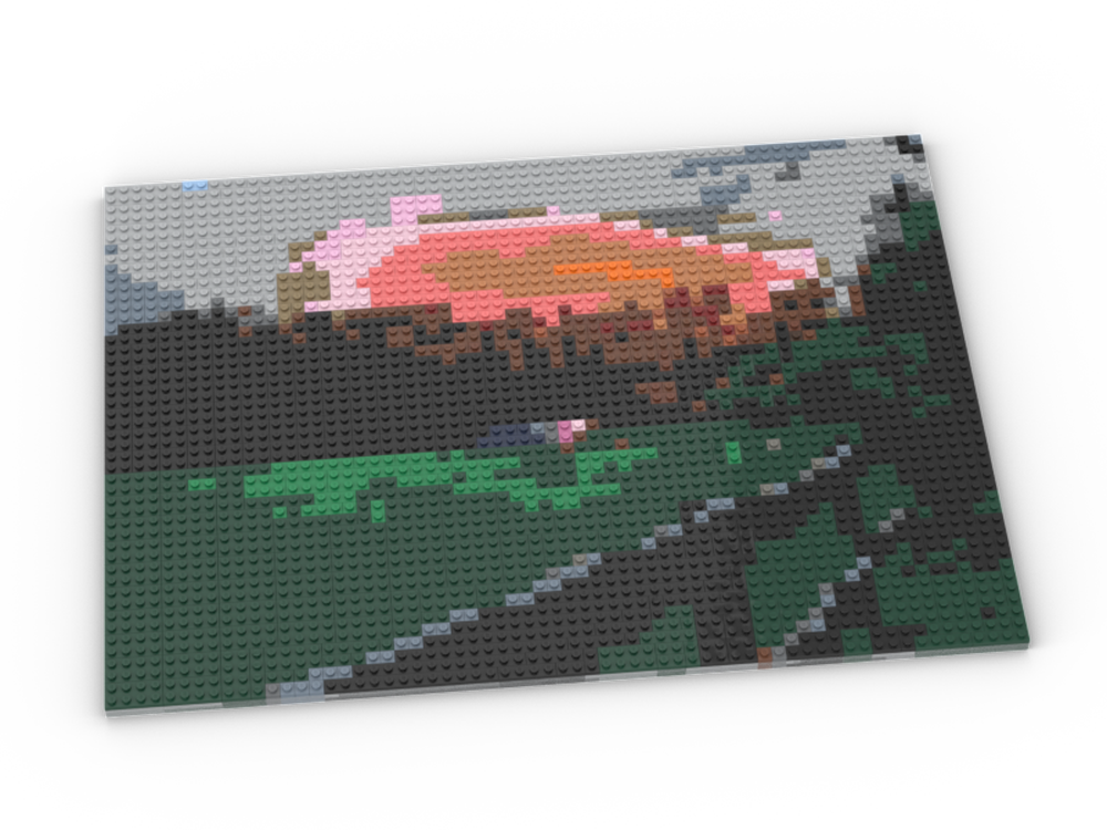 LEGO MOC solar panels under sunset photo by farmbros | Rebrickable ...