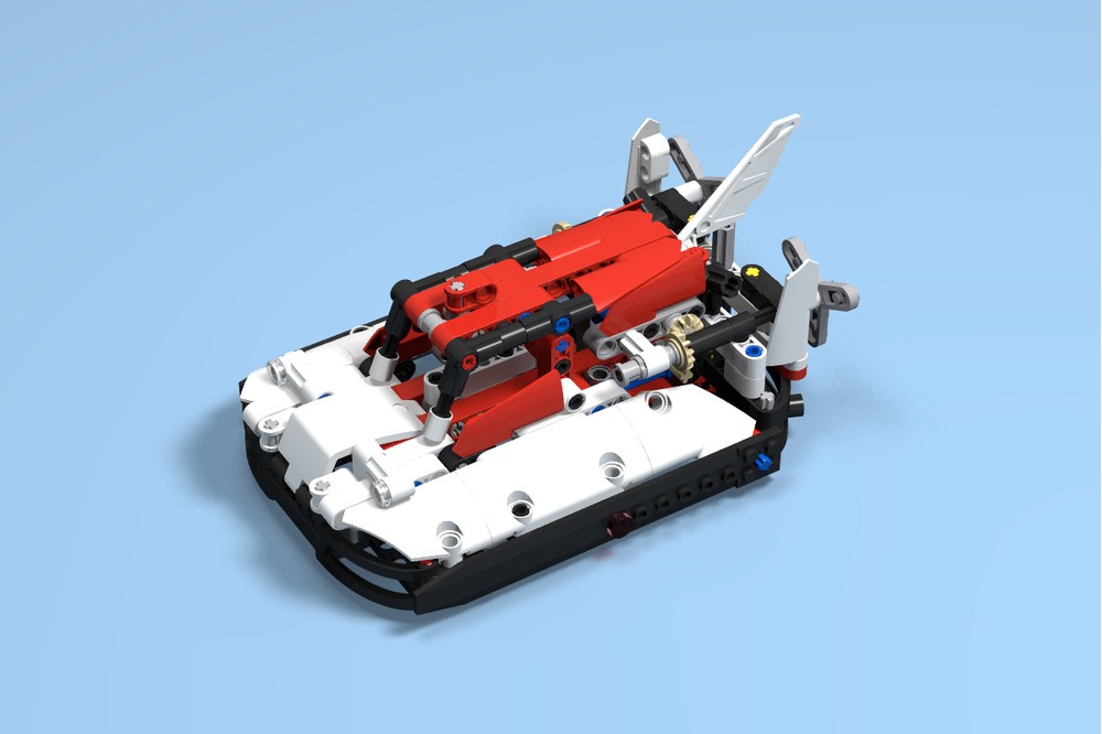 Lego Moc 42092 Hovercraft By Nequmodiva Rebrickable Build With Lego