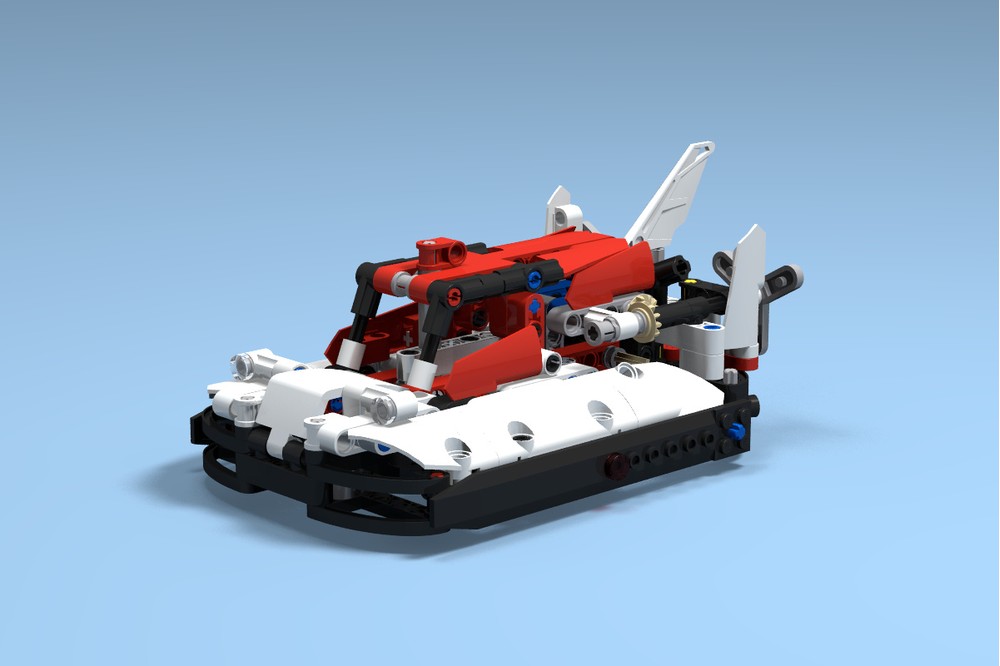 Lego Moc 42092 Hovercraft By Nequmodiva Rebrickable Build With Lego