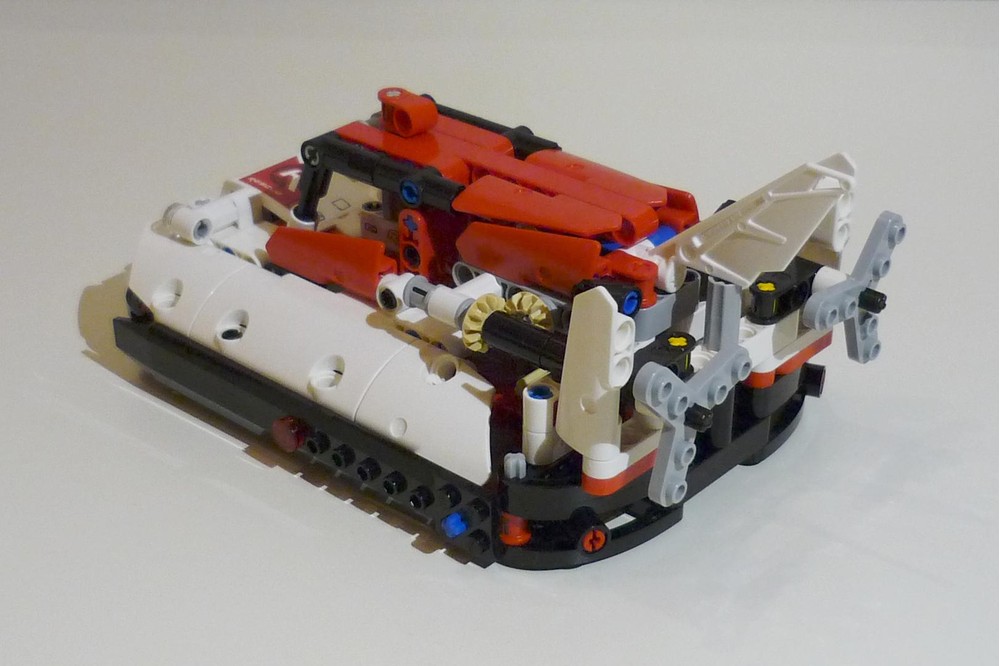 Lego Moc 42092 Hovercraft By Nequmodiva Rebrickable Build With Lego