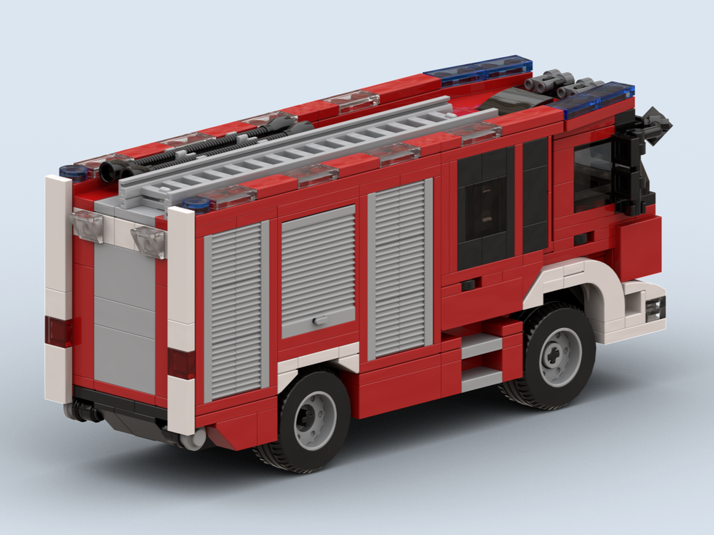 LEGO MOC-52968 German Fire Engine by mausbricks | Rebrickable - Build ...