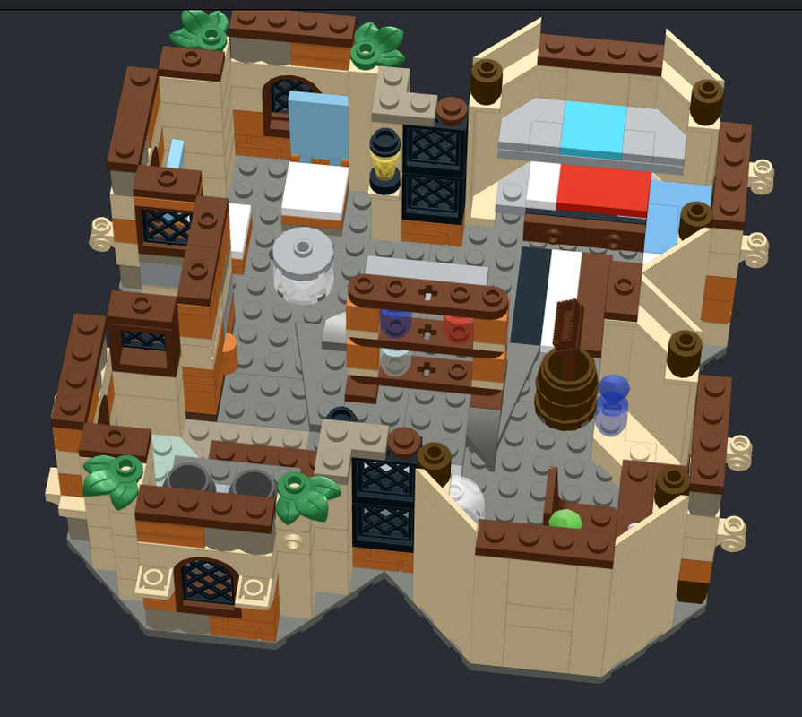 LEGO MOC Wizard's Hideout by purplehaze | Rebrickable - Build with LEGO