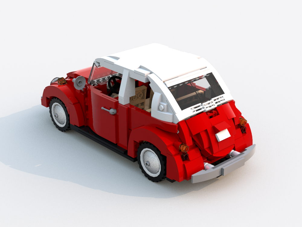LEGO MOC Volkswagen Beetle by ww | Rebrickable - Build with LEGO