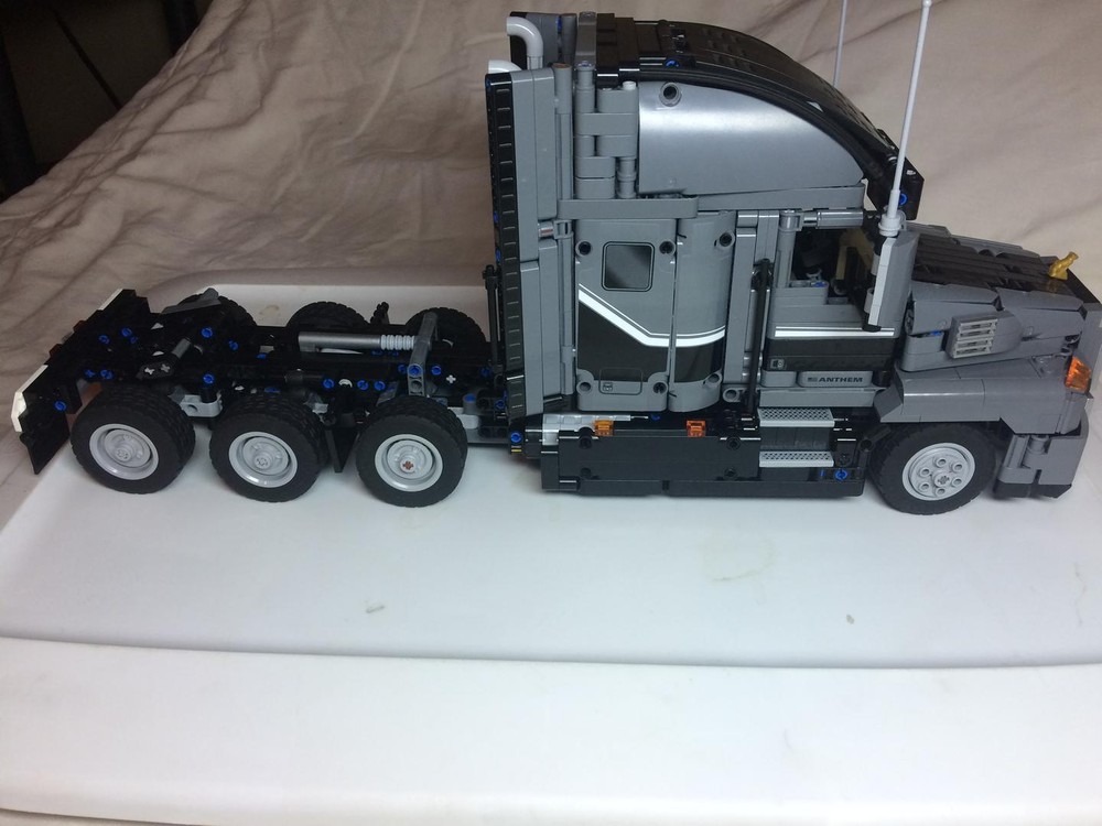 LEGO MOC Lego Technic Mack Anthem Mods, Lift-able axle, rear suspension ...