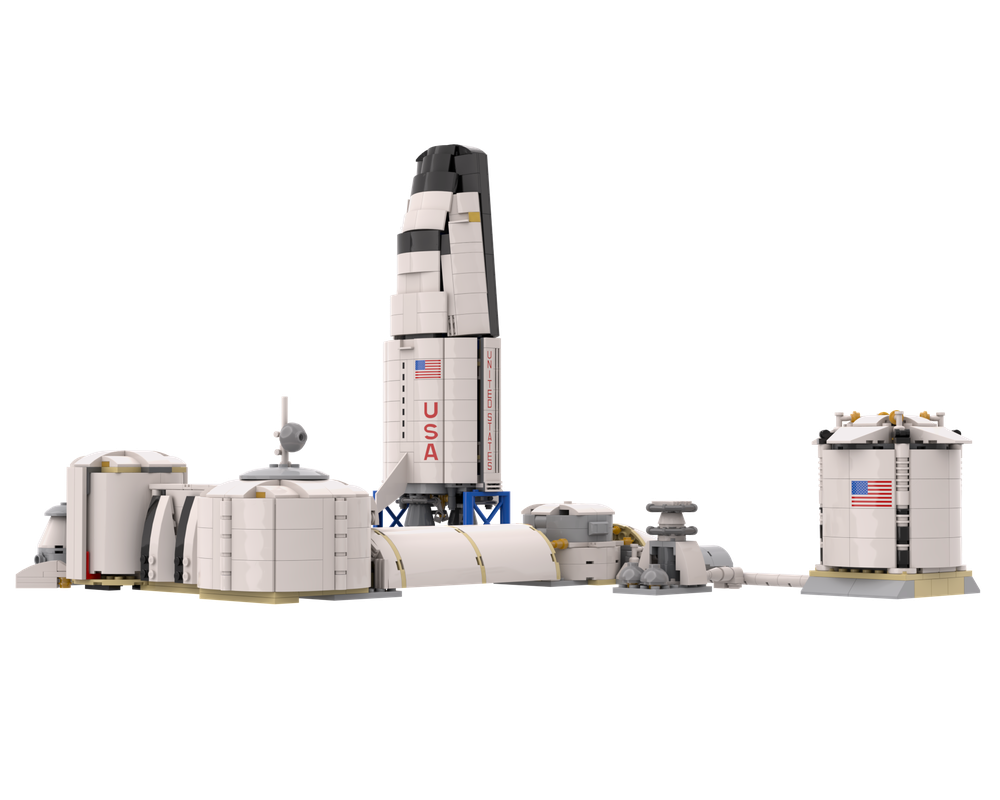 LEGO MOC Mars Landing by brickgloria | Rebrickable - Build with LEGO