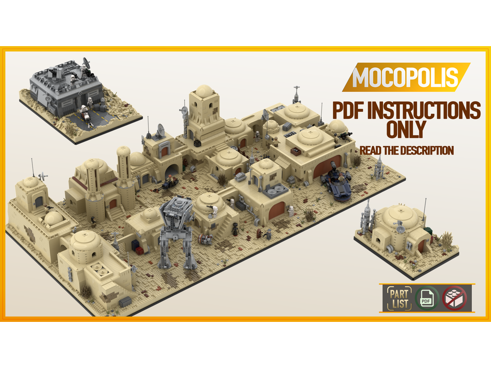 LEGO MOC-53045 LEGO MOC SW Tatooine Mos Eisley Cantina | PDF ...