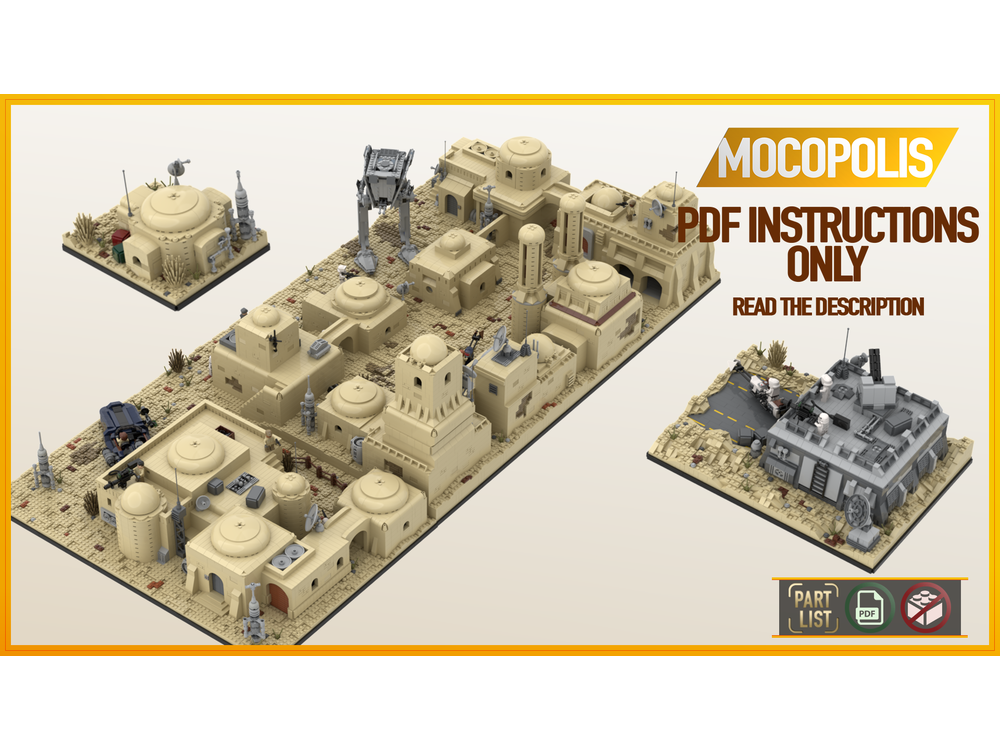 LEGO MOC LEGO MOC SW Tatooine Mos Eisley Cantina | PDF instructions (NO ...