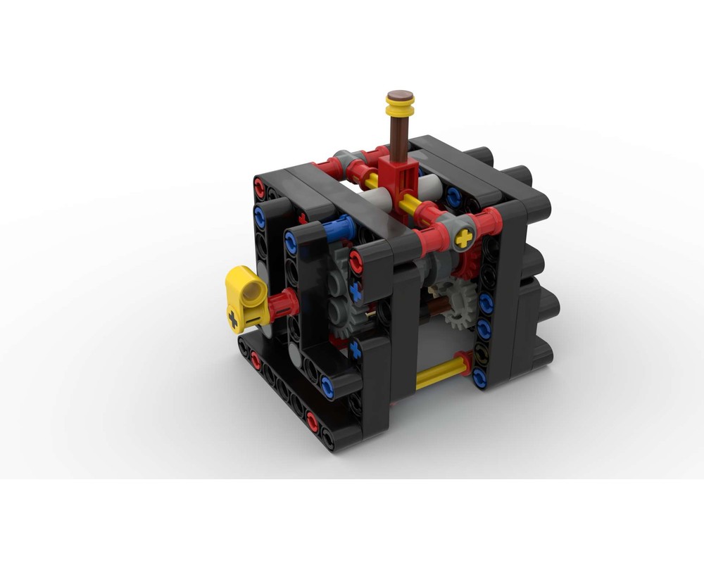 Lego Moc Simple 4 Speed Manual Gearbox By Technicbrickpower