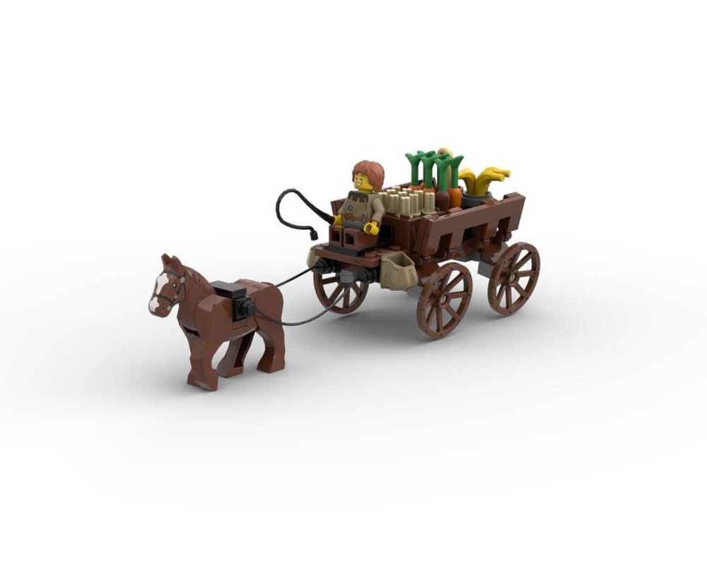 LEGO MOC Medieval wagon by Tavernellos | Rebrickable - Build with LEGO