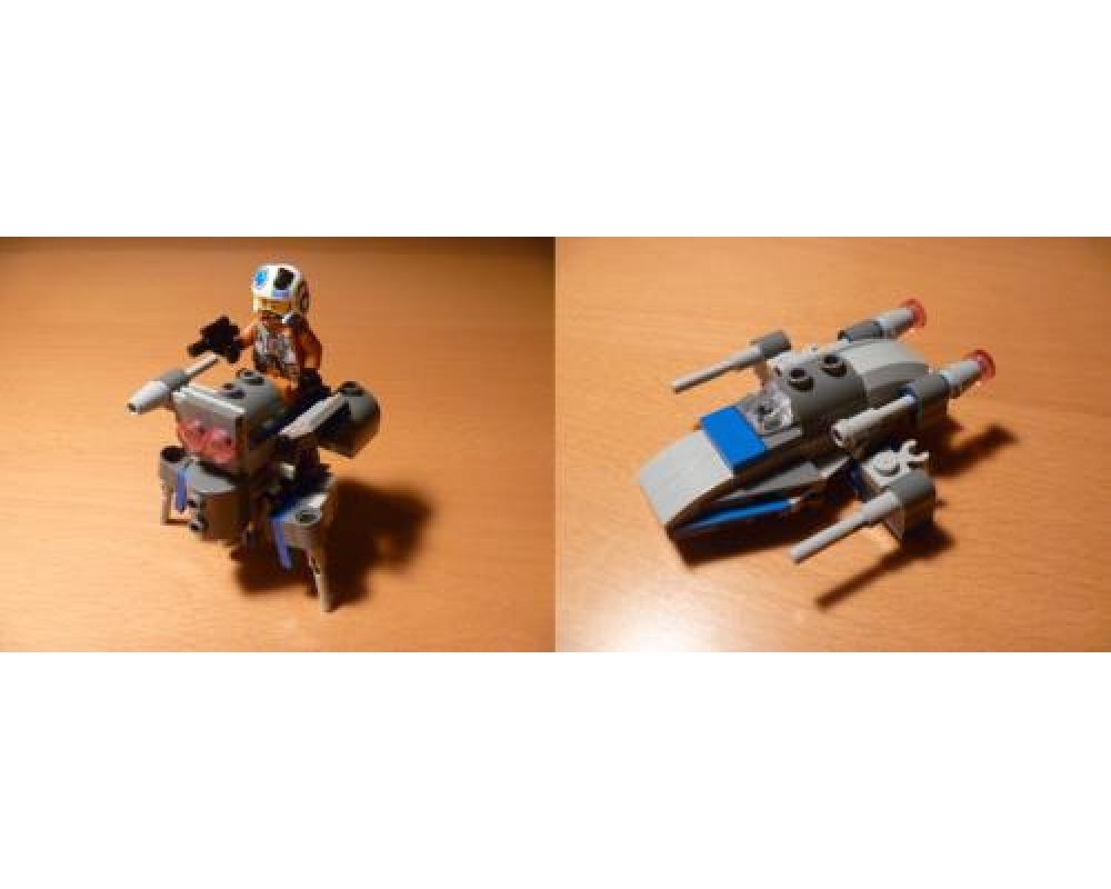 LEGO MOC EX-87 Explorer Droid and S-87 Starfighter by kvu787 ...