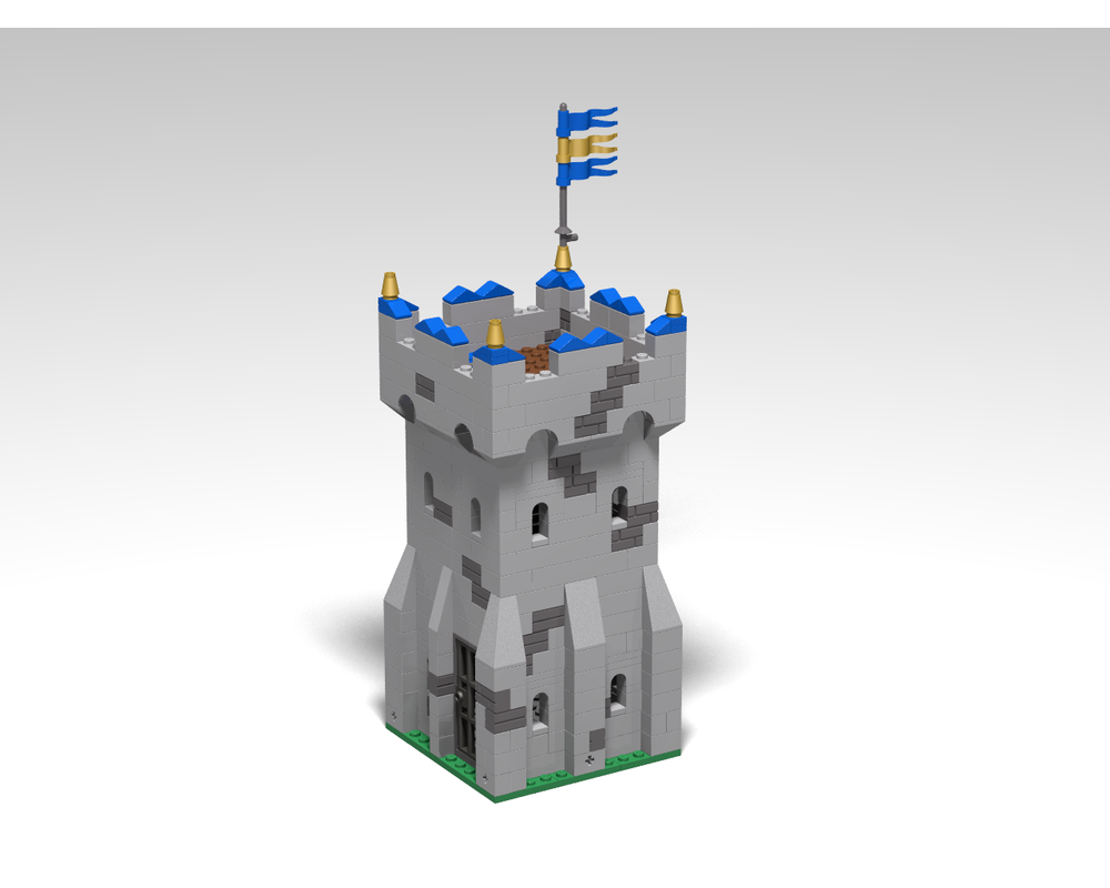 Lego Moc Tower Another Modular Castle Build By Omalley Rebrickable Build With Lego