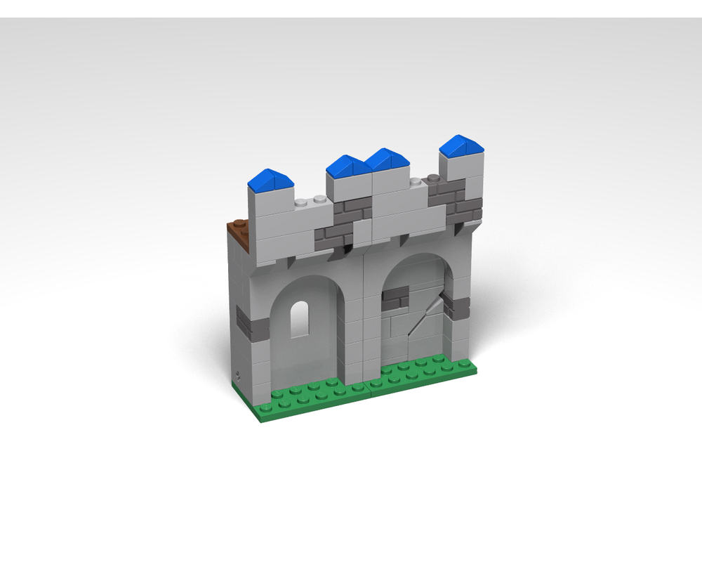 LEGO MOC Wall - Another Modular Castle Build by OMalley | Rebrickable ...