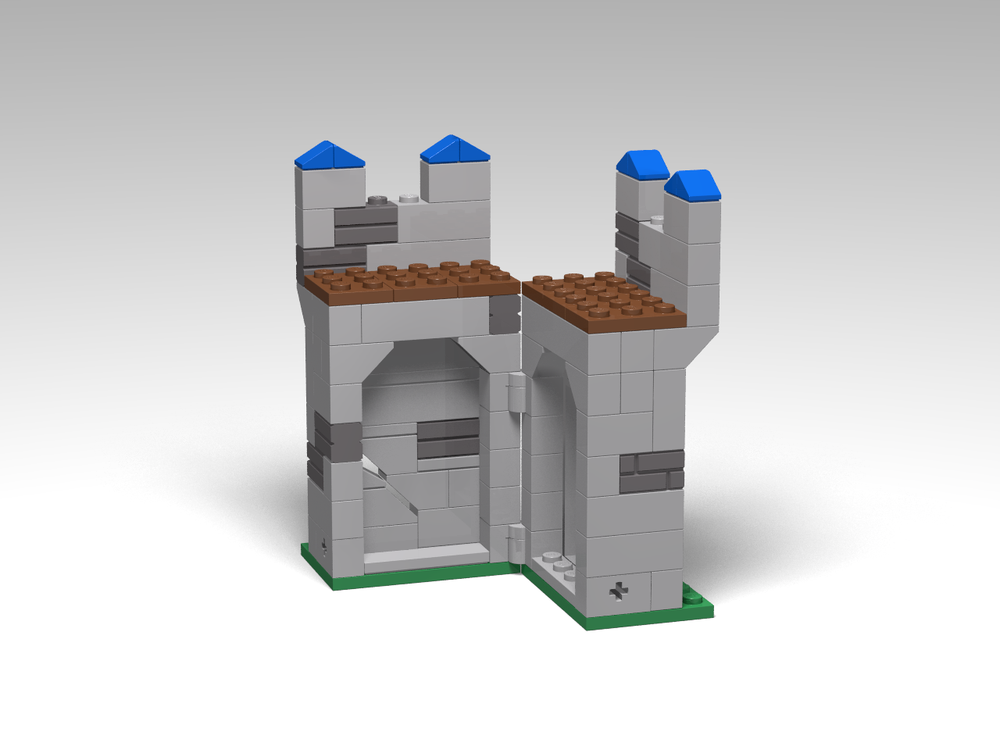 LEGO MOC Wall - Another Modular Castle Build by OMalley | Rebrickable ...