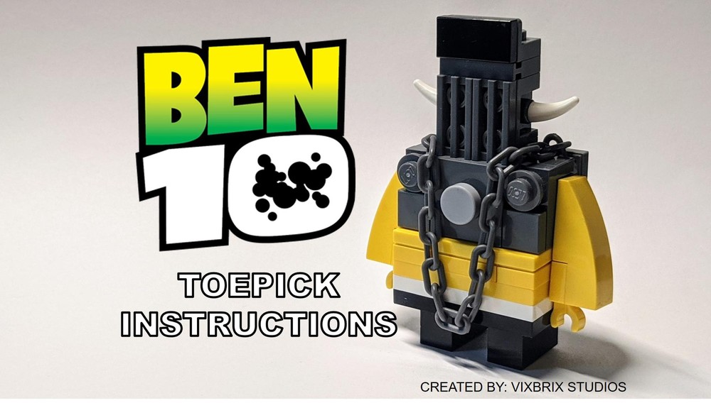 LEGO MOC Lego Ben 10 Toepick by VixBrix | Rebrickable - Build with LEGO