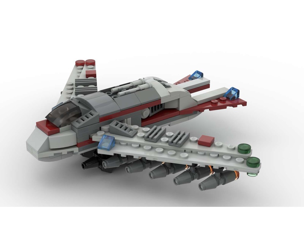 LEGO MOC Micro Futuristic Bomber by SoloEngineer | Rebrickable - Build ...