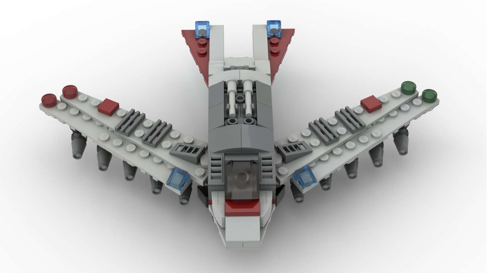 LEGO MOC Micro Futuristic Bomber by SoloEngineer | Rebrickable - Build ...