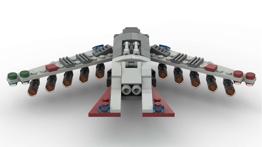 LEGO MOC Micro Futuristic Bomber by SoloEngineer | Rebrickable - Build ...