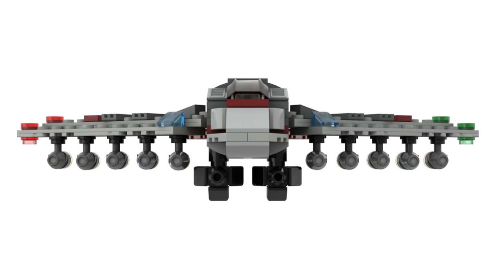 LEGO MOC Micro Futuristic Bomber by SoloEngineer | Rebrickable - Build ...