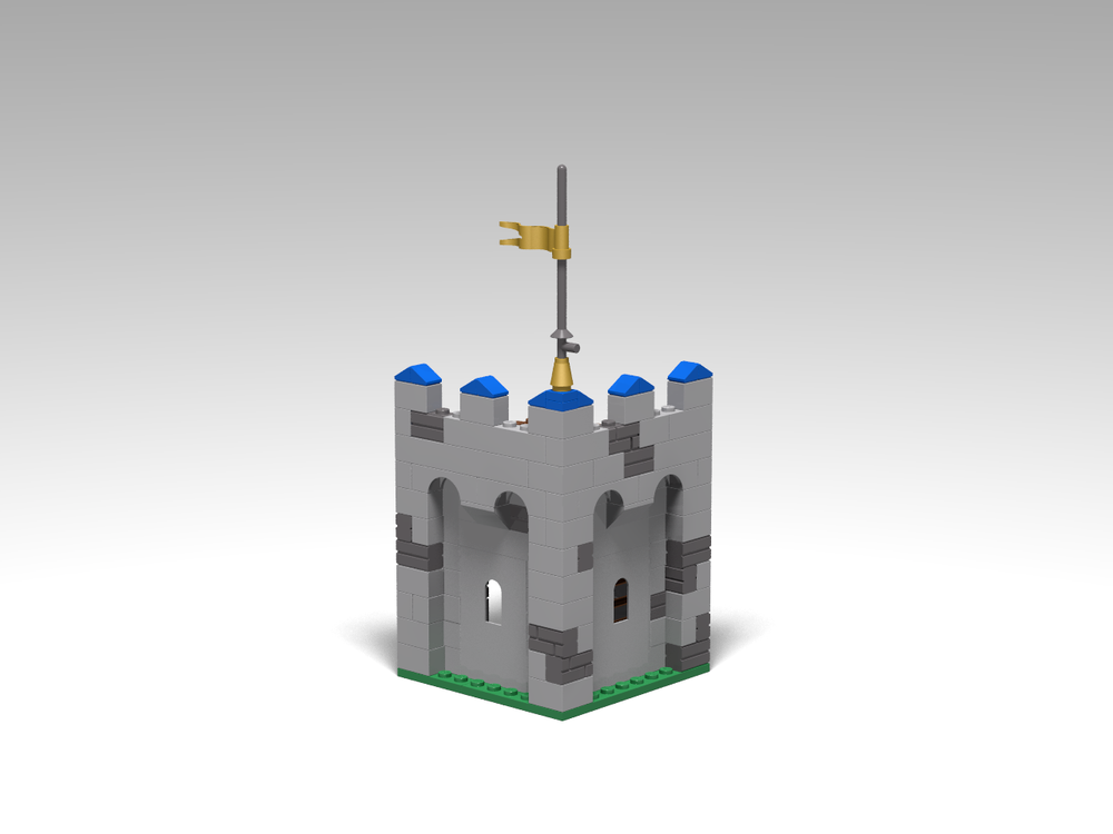 Lego Moc Corner Another Modular Castle Build By Omalley Rebrickable