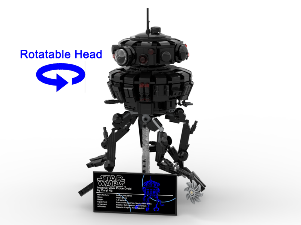 LEGO MOC Imperial Probe Droid by dmarkng | Rebrickable - Build with LEGO