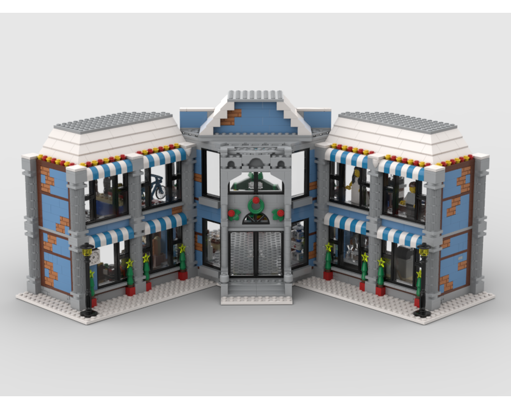 LEGO MOC Winter Village Department Store by MICHAEL1 | Rebrickable ...