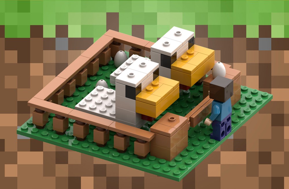 LEGO MOC Giant Chicken Farm by ender_sam | Rebrickable - Build with LEGO